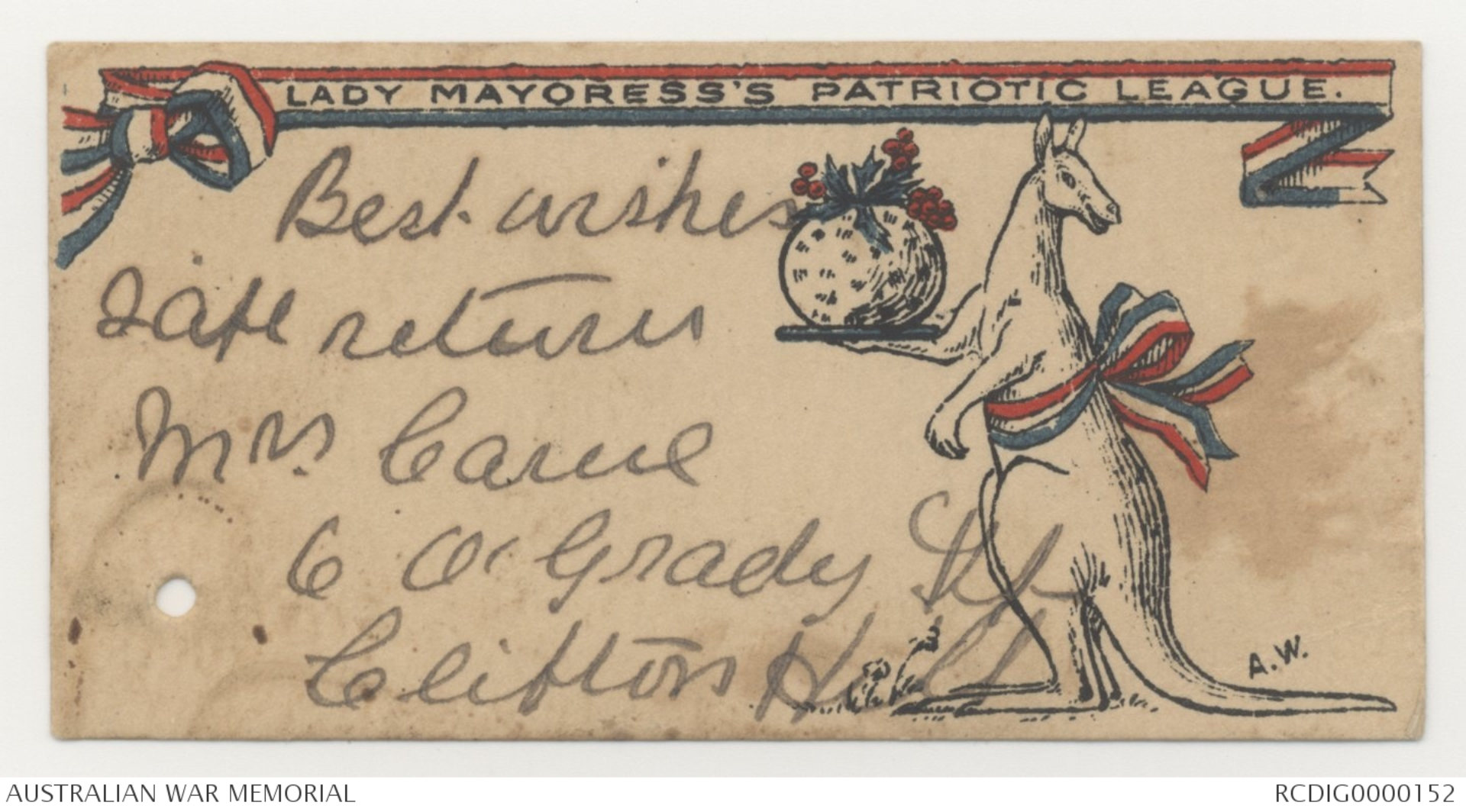 Miscellaneous records relating to First World War service of George ...