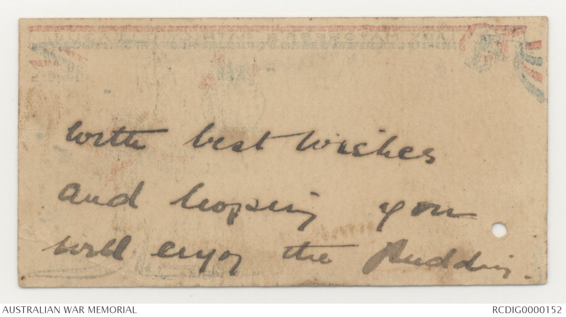 Miscellaneous records relating to First World War service of George ...