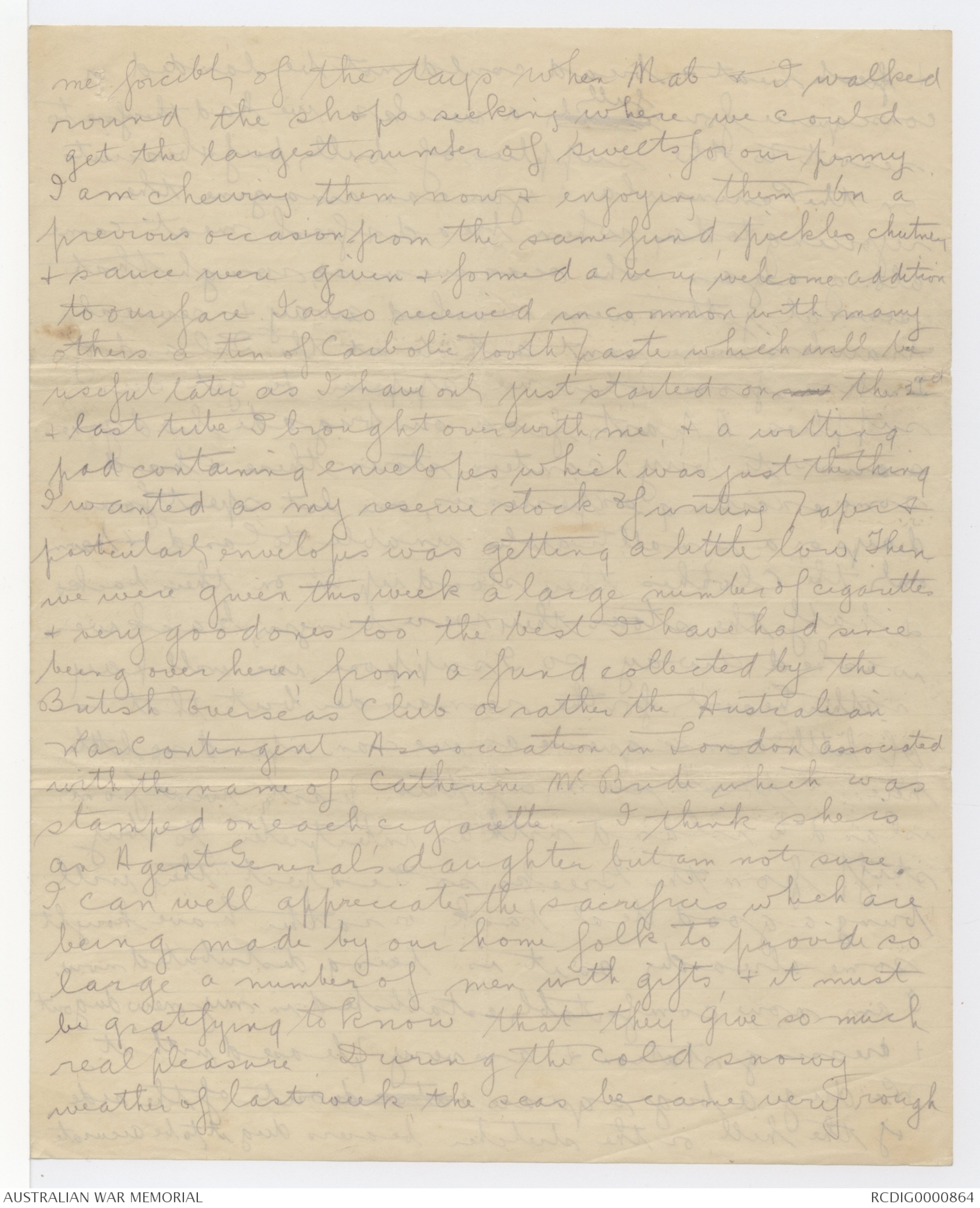 Letters from Wilfred Evans to his family, 1915 - Part 15 | Transcribe