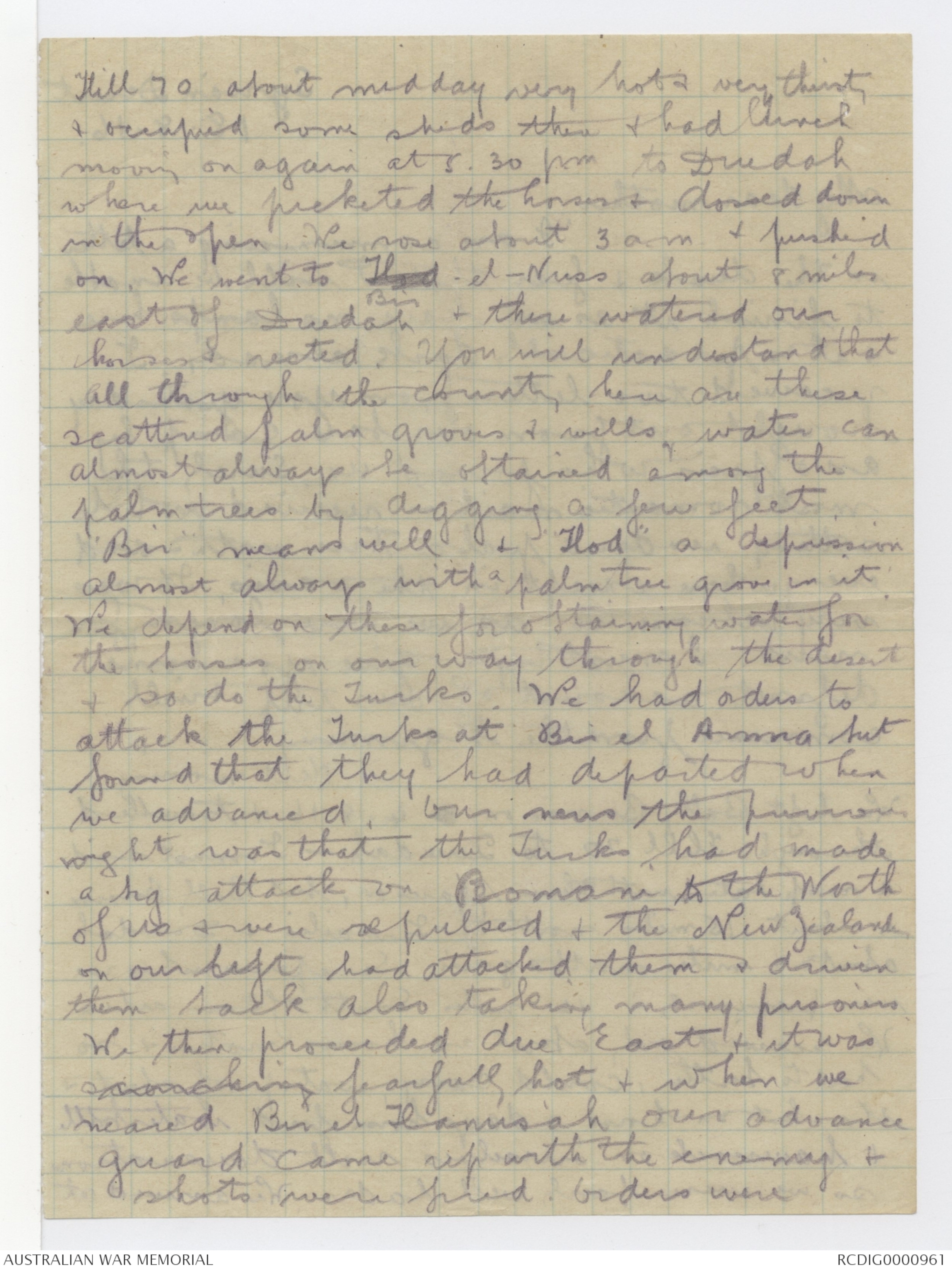 Letters from Wilfred Evans to his family, 1916 - Part 15 | Transcribe