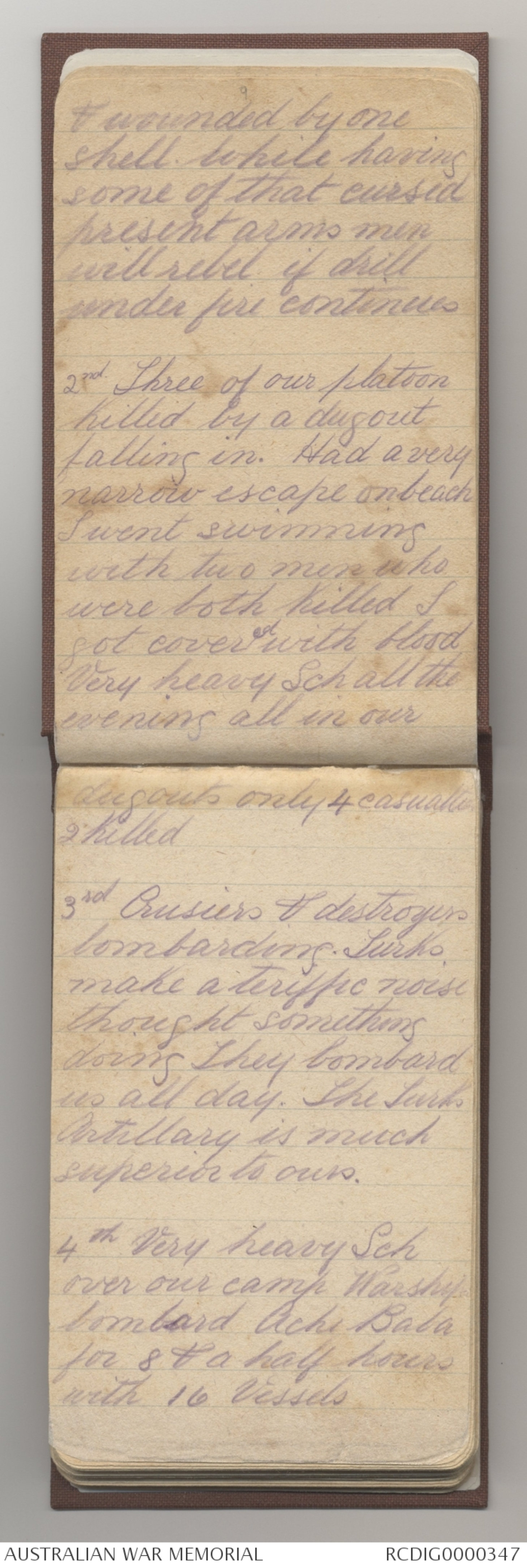 Diary of John Kingsley Gammage, 1915 - [1916] - Part 1 | Transcribe