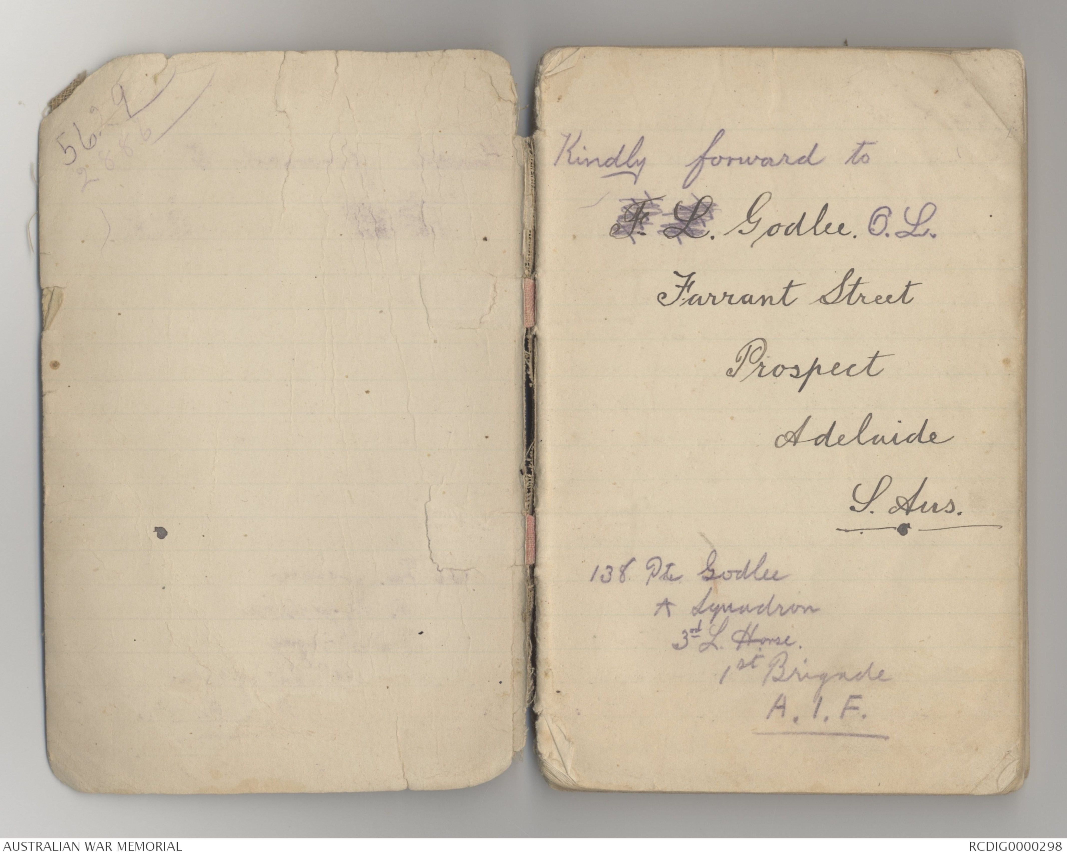 Diary of Francis Lister Godlee, 10 August 1914 - 23 December 1915 ...
