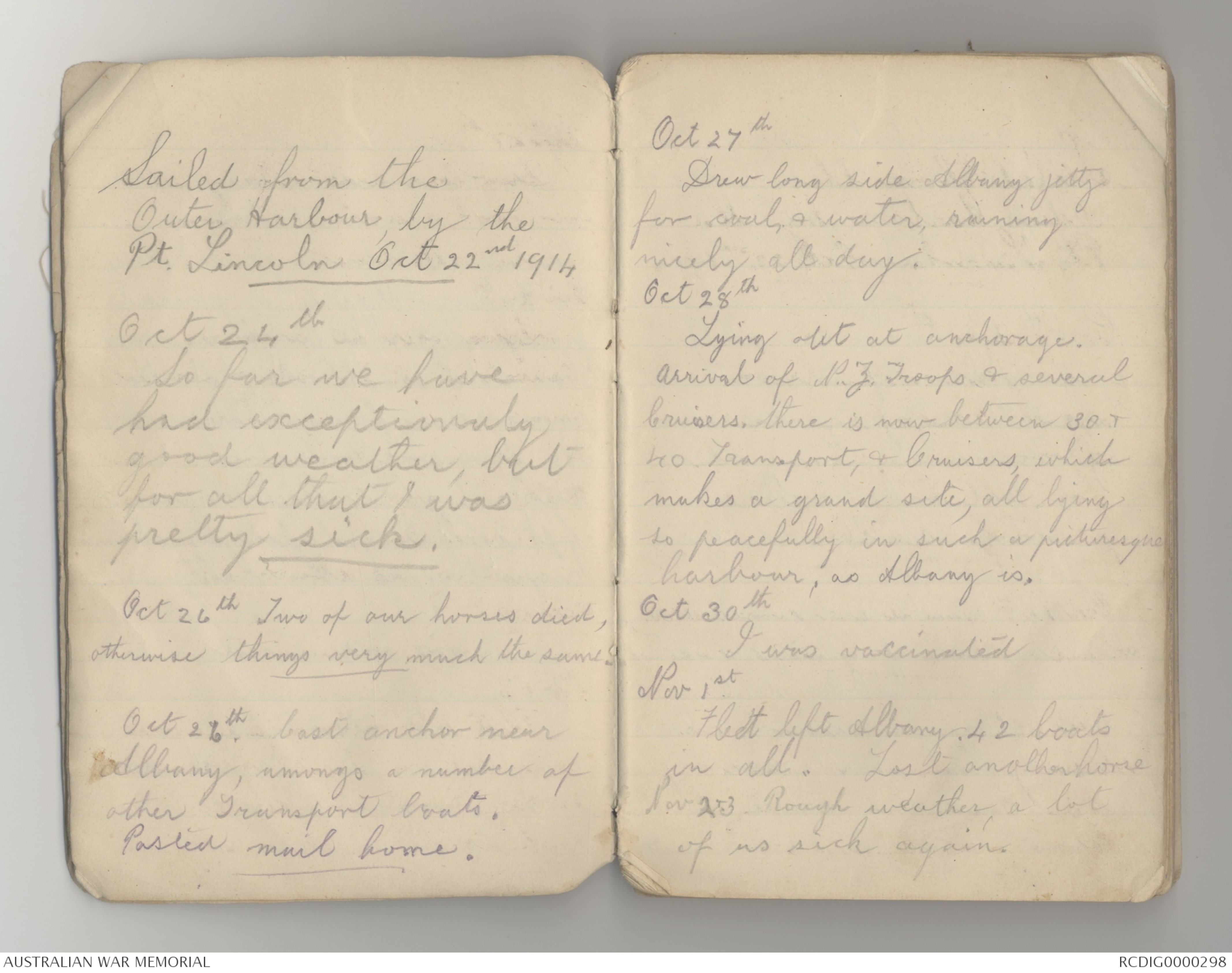 Diary of Francis Lister Godlee, 10 August 1914 - 23 December 1915 ...
