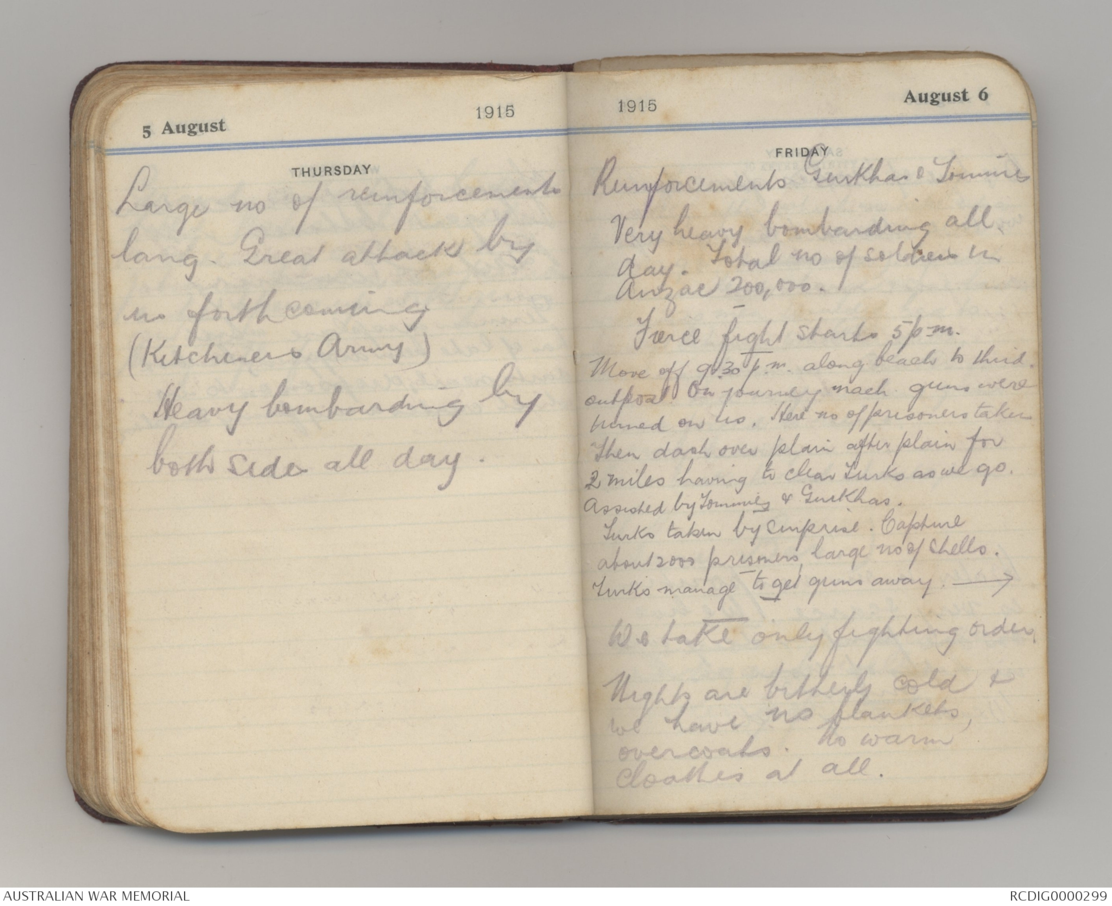 Diary of Samuel Hedley Hemming Hawkins, 1914-1916 - Part 12 | Transcribe