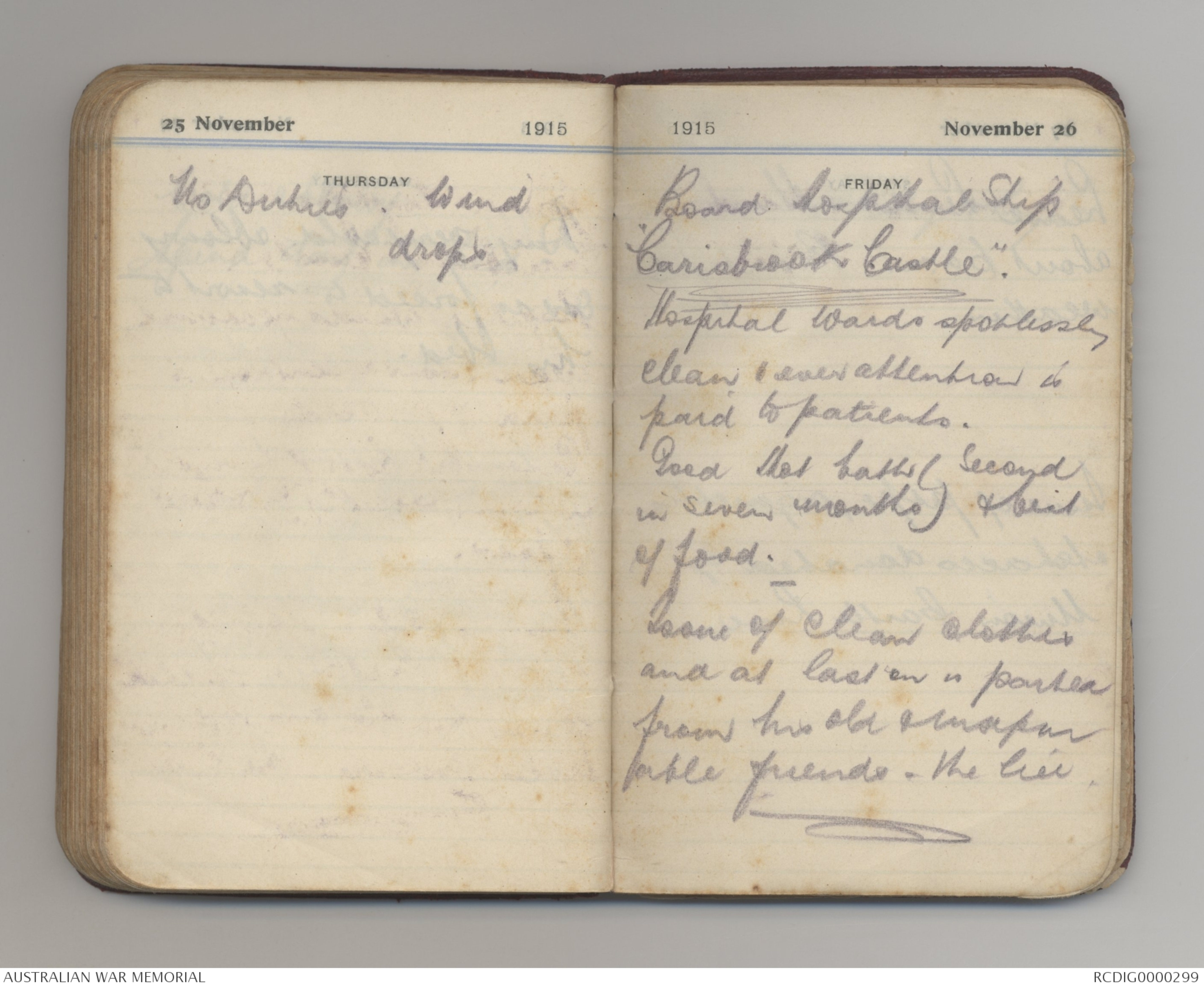 Diary of Samuel Hedley Hemming Hawkins, 1914-1916 - Part 17 | Transcribe