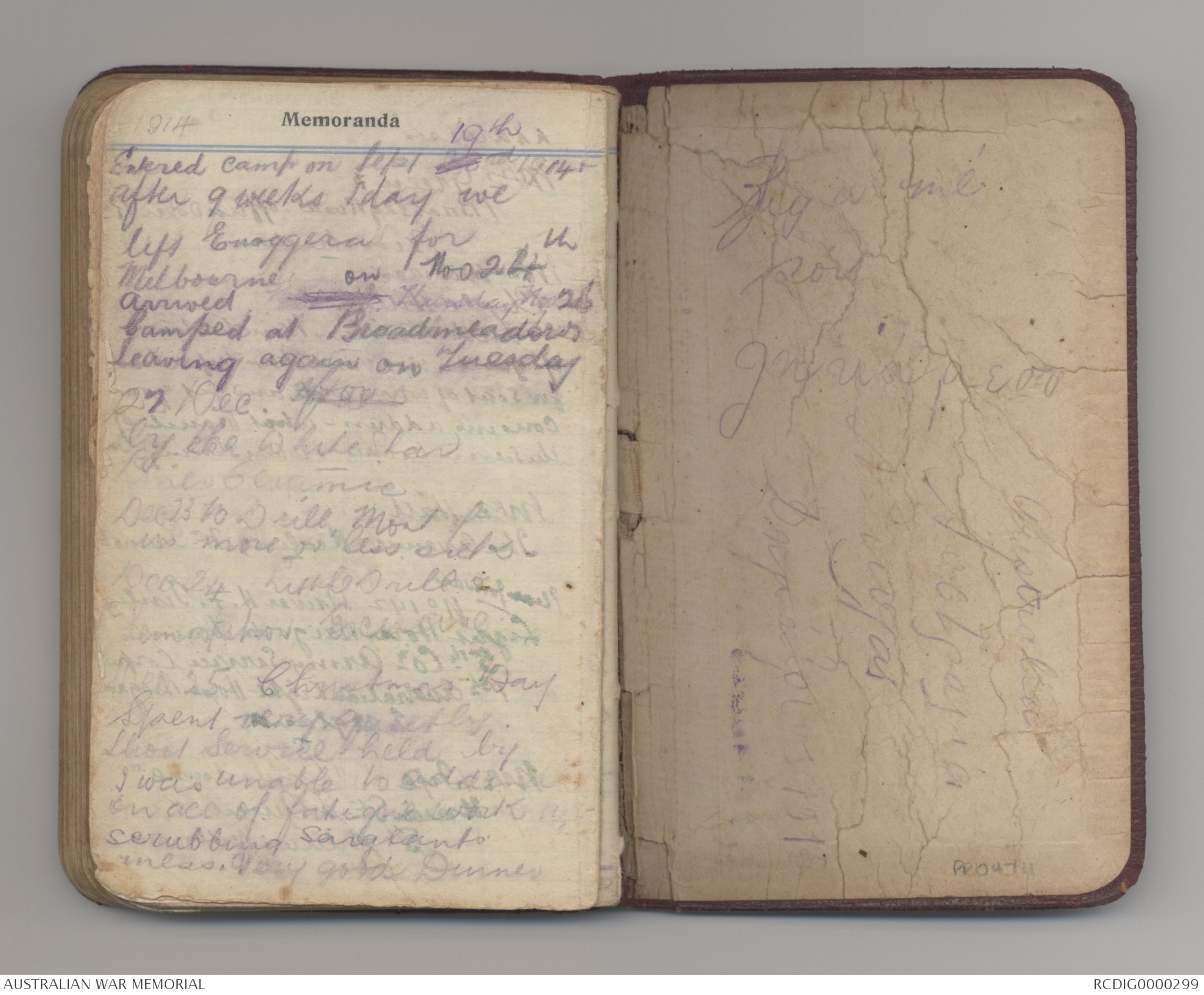 Diary of Samuel Hedley Hemming Hawkins, 1914-1916 - Part 20 | Transcribe