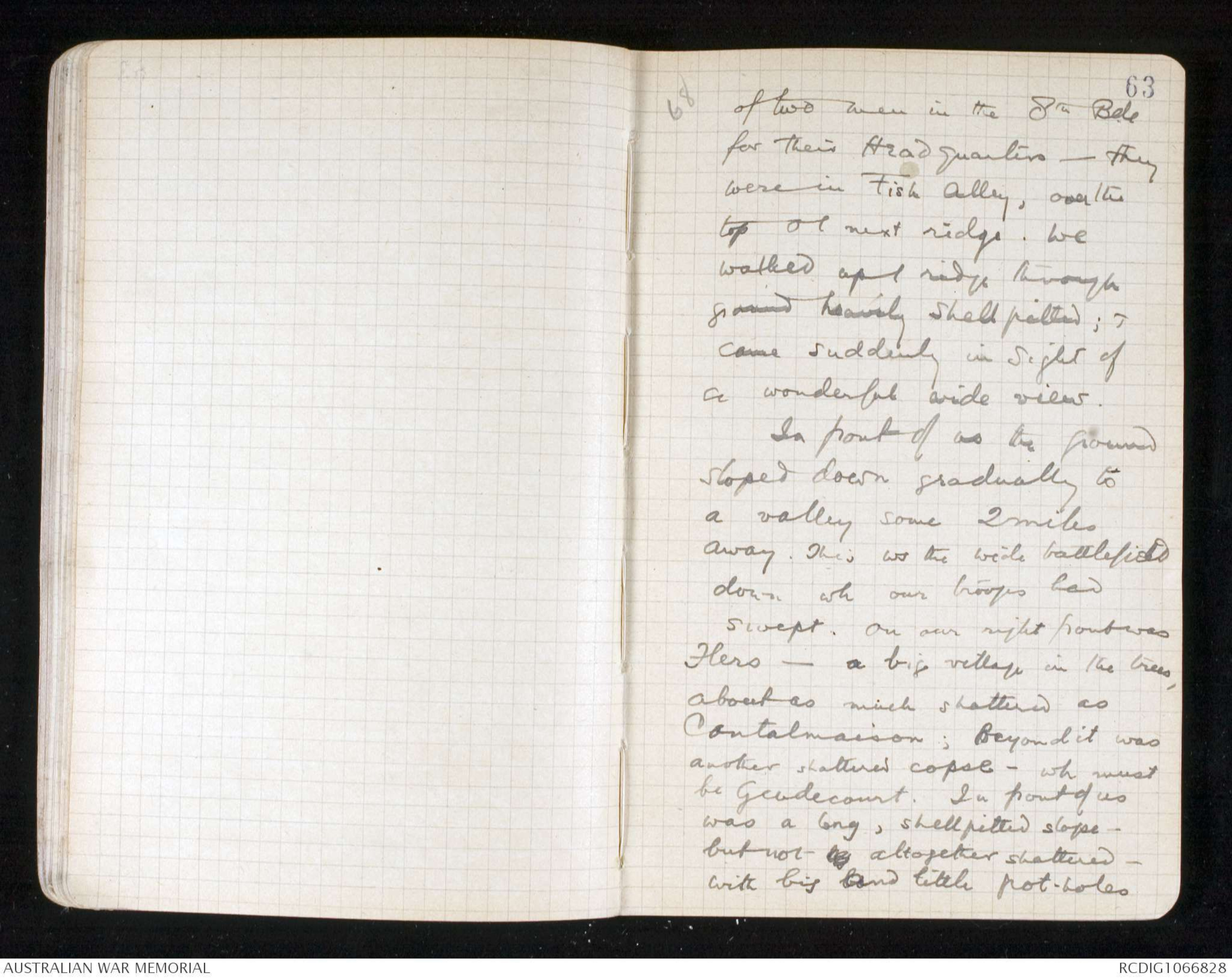 Charles E W Bean, Diaries, AWM38 3DRL 606/63/1 - October - November ...
