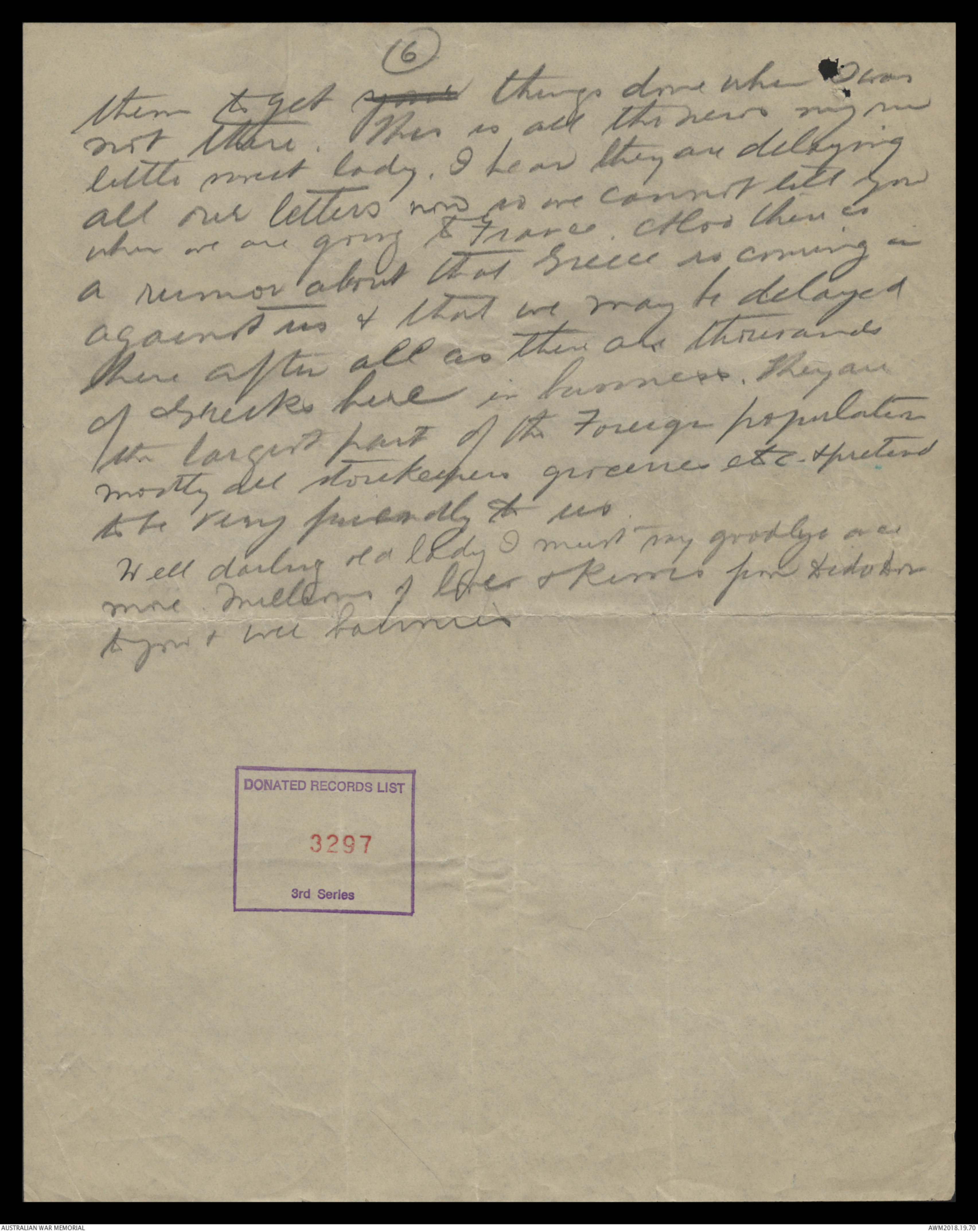 Letters from Harold Edward Elliott to his family January 1916 - June ...